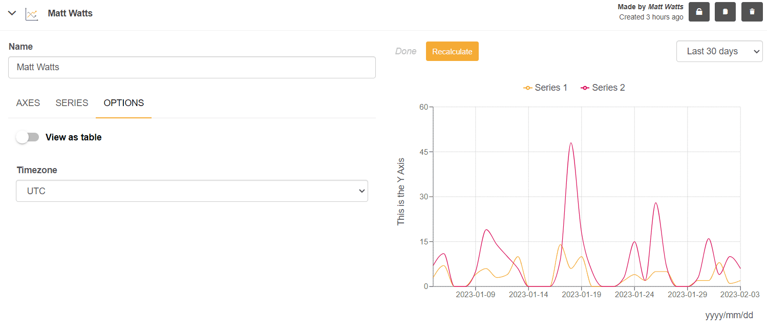 Tables in visualisations – Learning Pool Help Centre