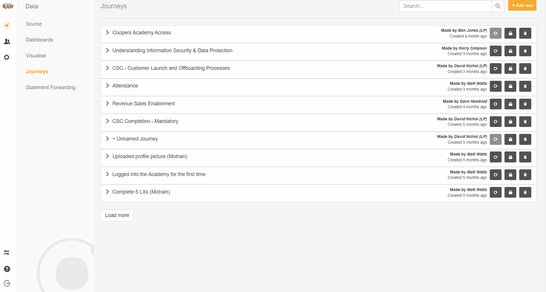 Creating a journey – Learning Pool Help Centre