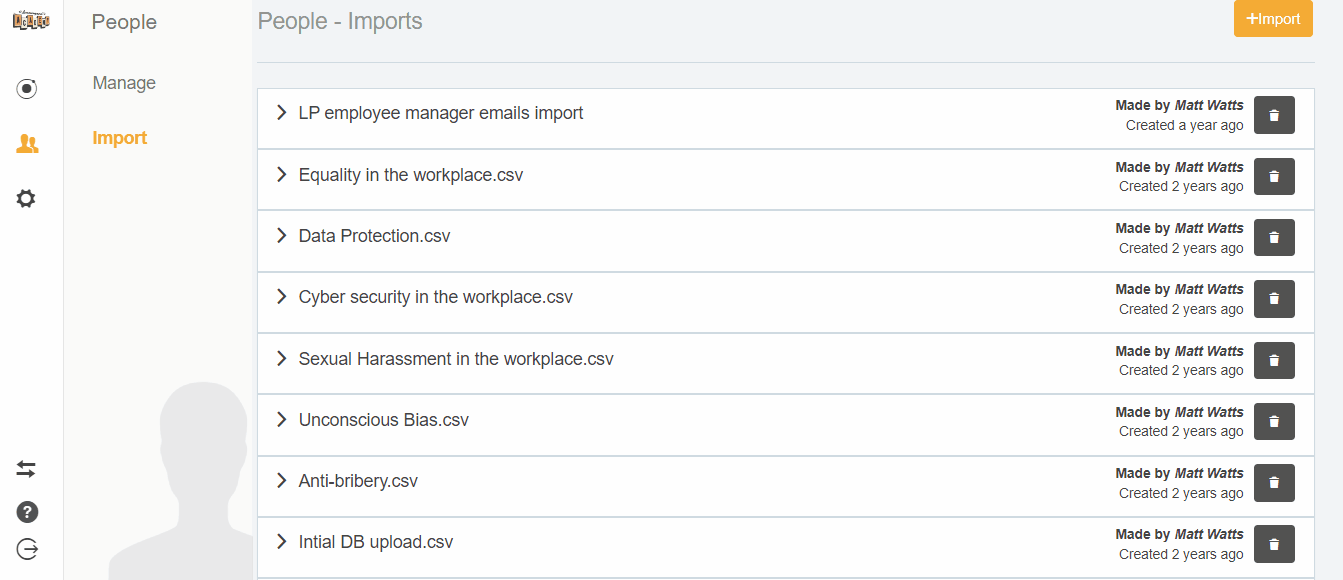 Importing personas – Learning Pool Help Centre