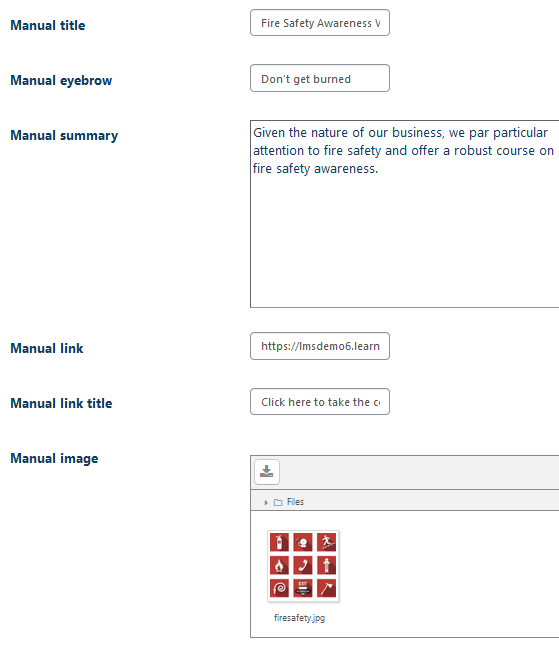 Content collection block – Learning Pool Help Centre